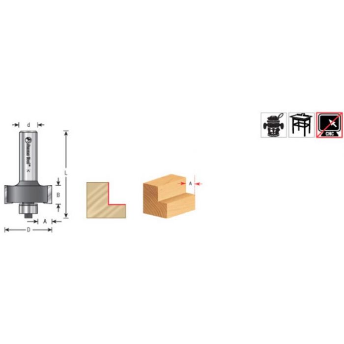 Rabbeting Router Bits