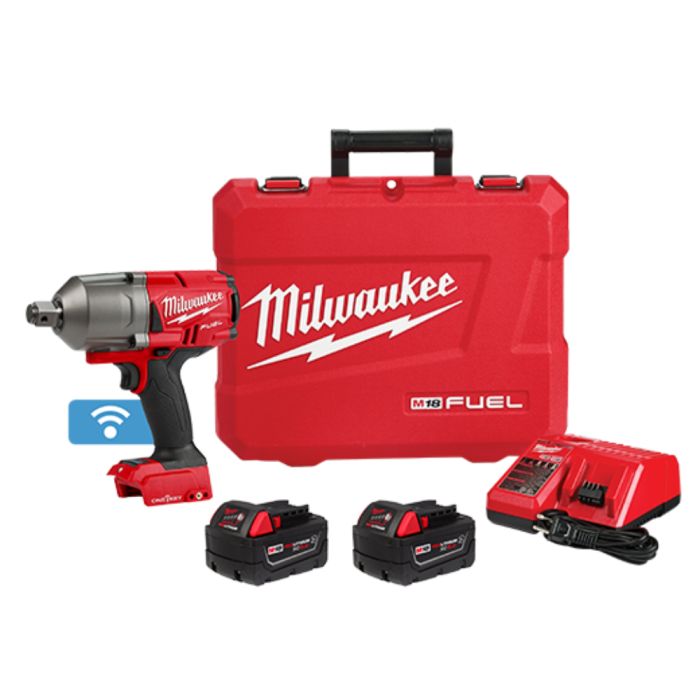 Milwaukee 2864 22R M18 Fuel One Key 3 4 High Torque Impact Wrench Kit with Friction Ring burnstools
