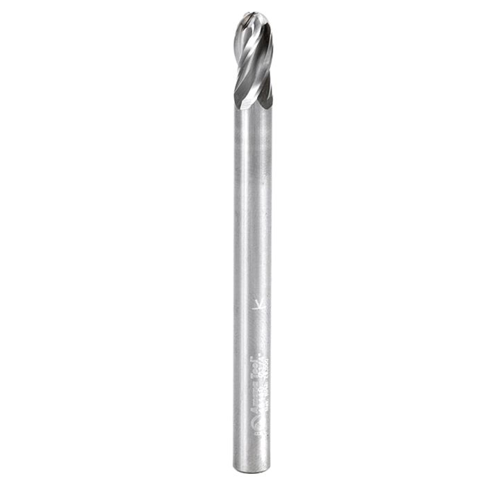 Amana Tool 46440 1/4" Solid Carbide Up-Cut Spiral Ball Nose Router Bit ...