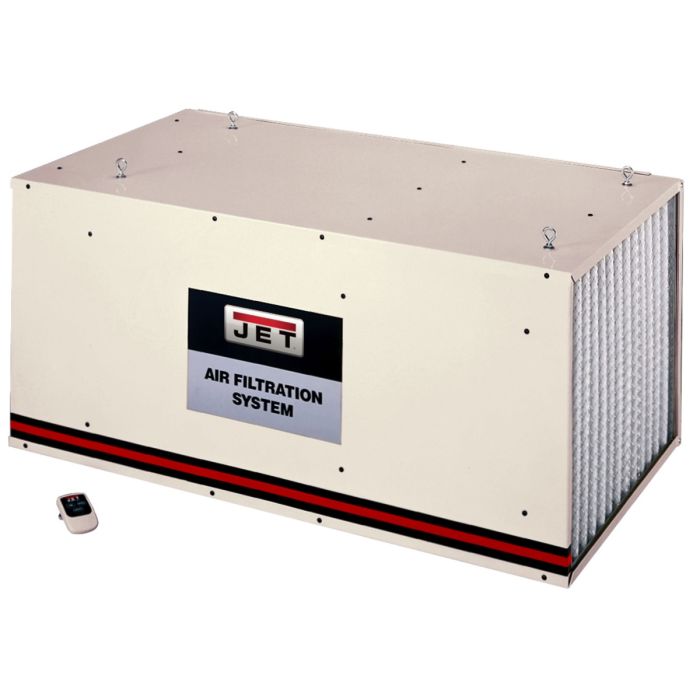 Jet air filtration system filters store